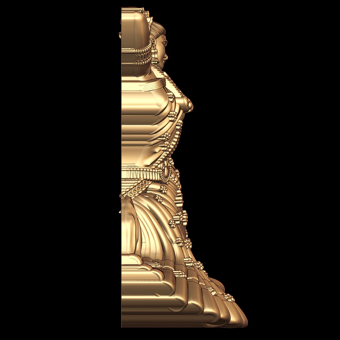 3D Model Of India Traditional Dance
