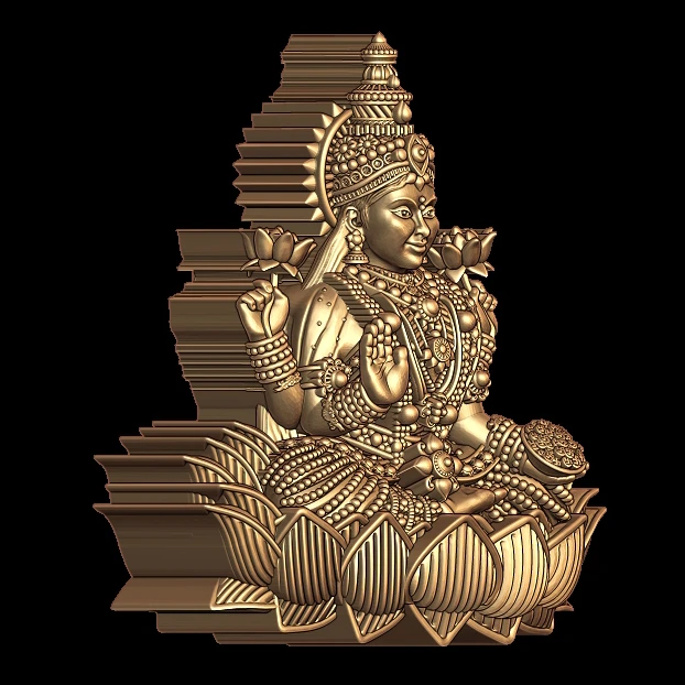 Laxmi Ji 3D Model | Cad