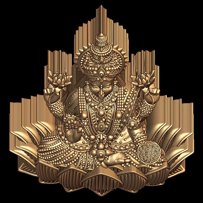 Laxmi Ji 3D Model | Cad