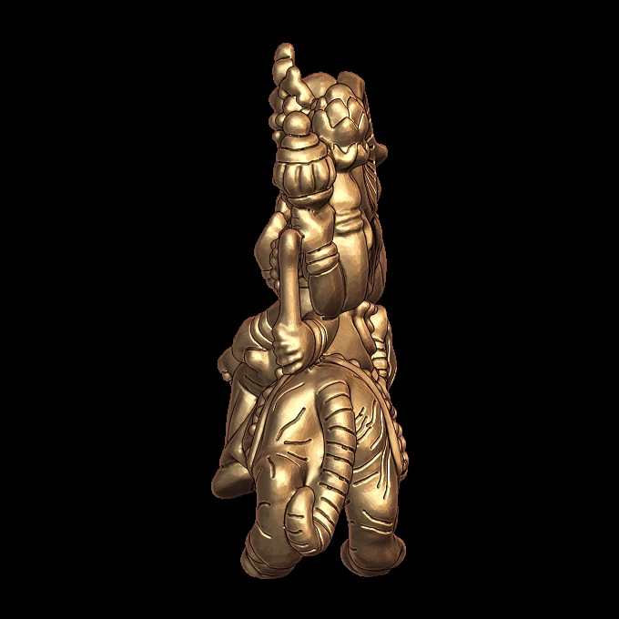 Maa Durga Murti 3D Model