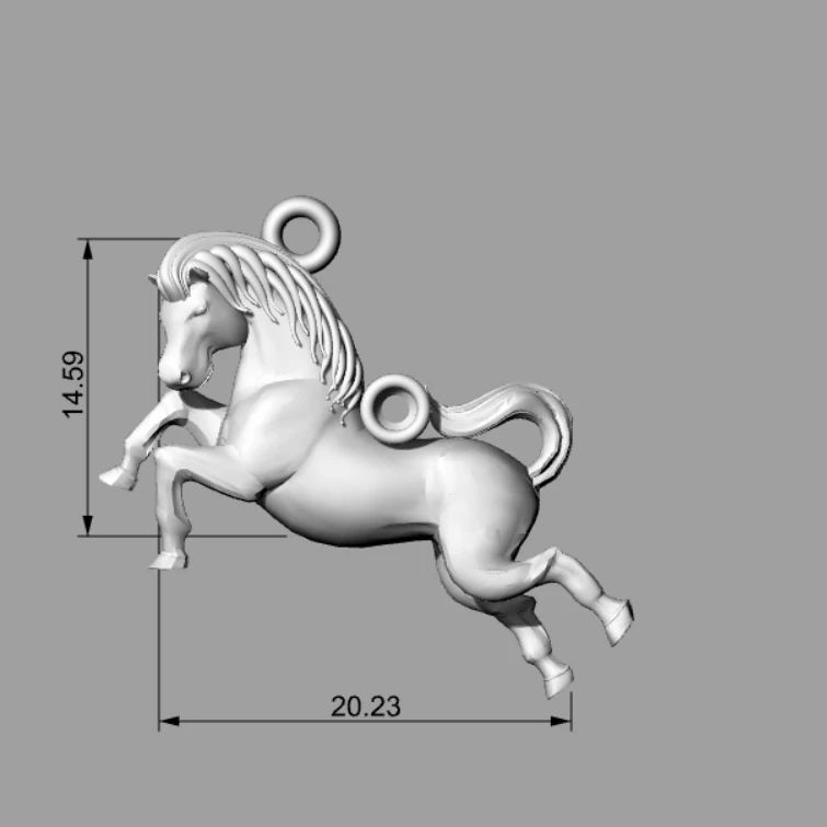 Horse 3D Model | Pendant