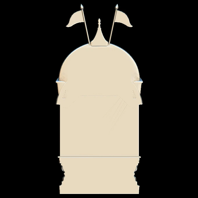 Jain Symbol 3D Model