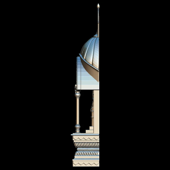 Jain Symbol 3D Model