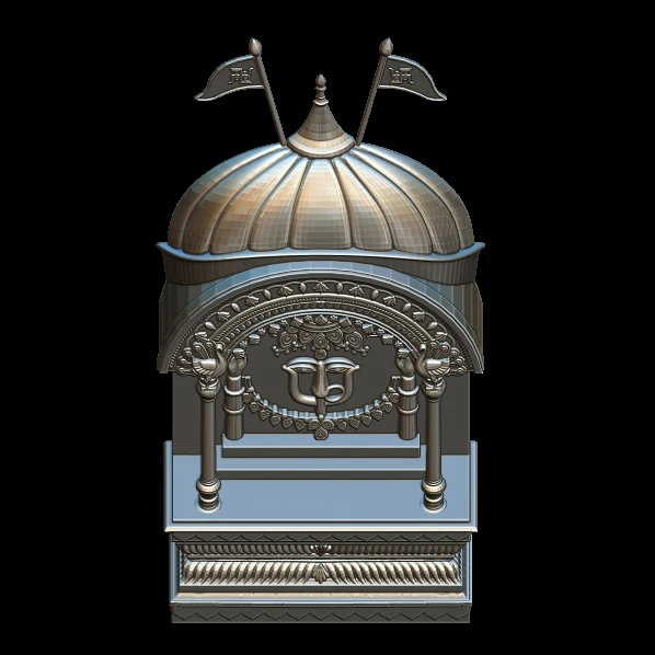 Jain Symbol 3D Model