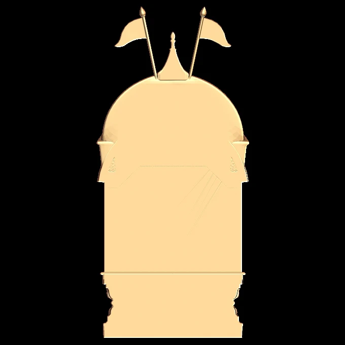Jain Symbol 3D Model