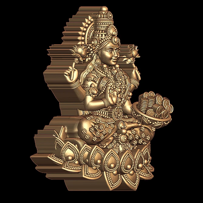Devi Laxmi 3D Model STL File