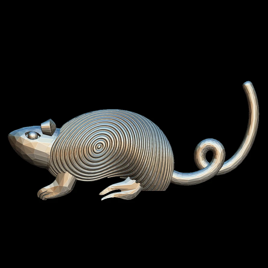 Rat 3D Model STL File