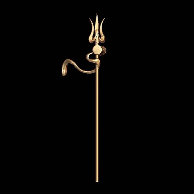 Buy Trishul 3D Model - Sacred Trident of Lord Shiva