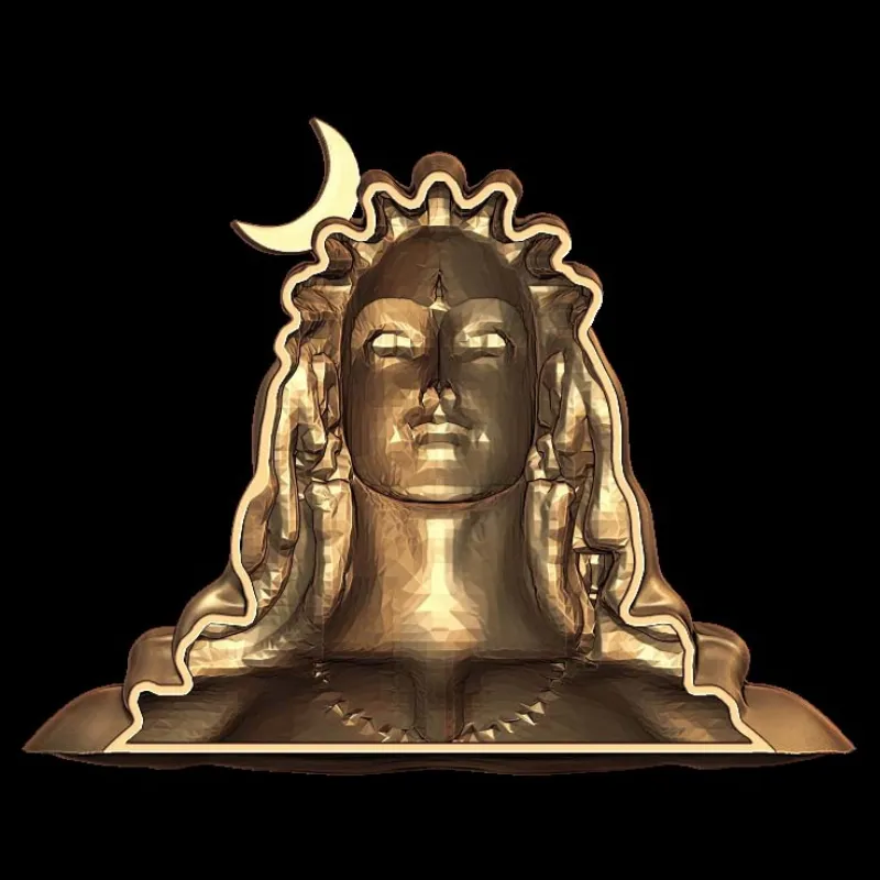Adiyogi 3D Model - Divine Artistry