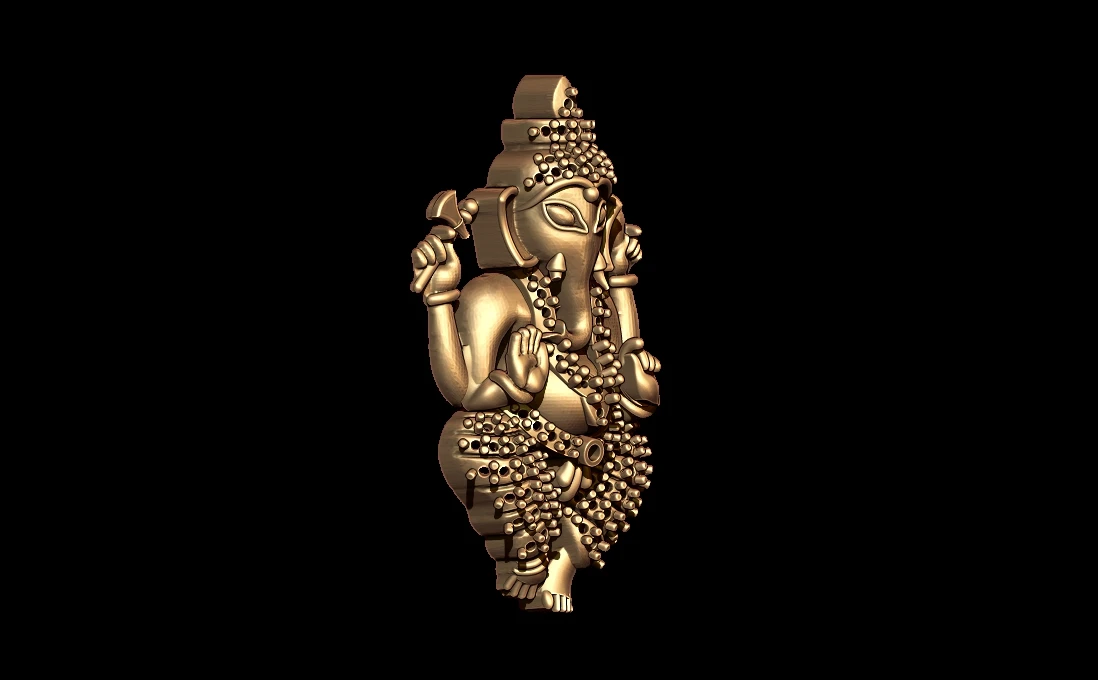 Ganpati Bappa Ji 3D Model STL File