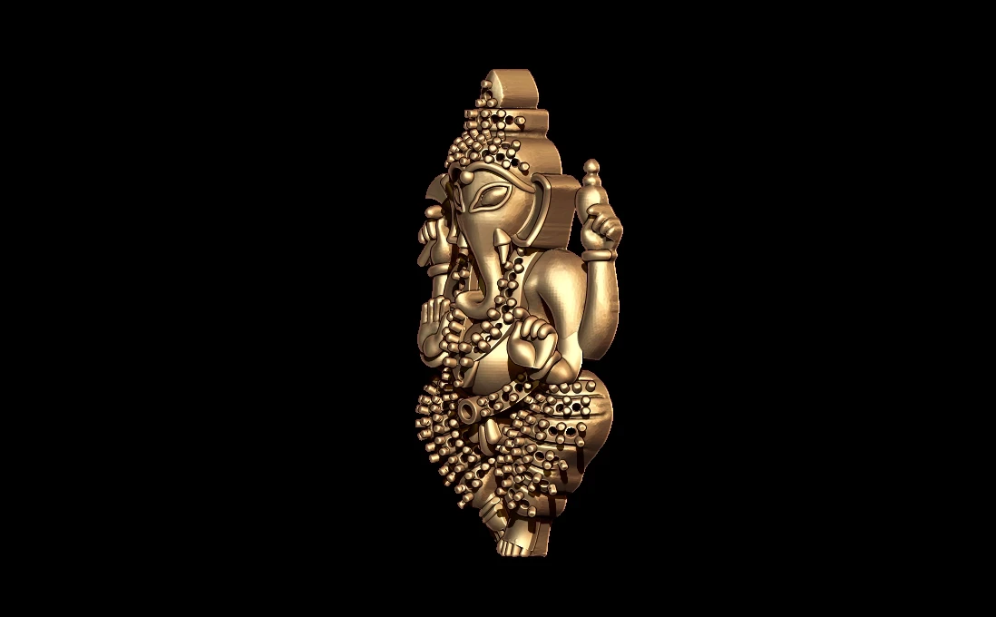 Ganpati Bappa Ji 3D Model STL File