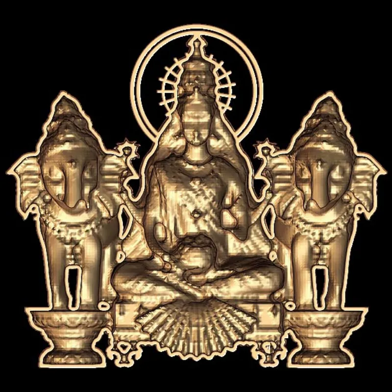 Divine Laxmi 3D Model for 3D Printing - STL File