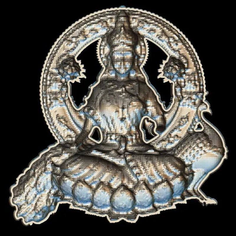 Exquisite Laxmi with Peacock 3D Model STL File - Divine Artistry at Its ...