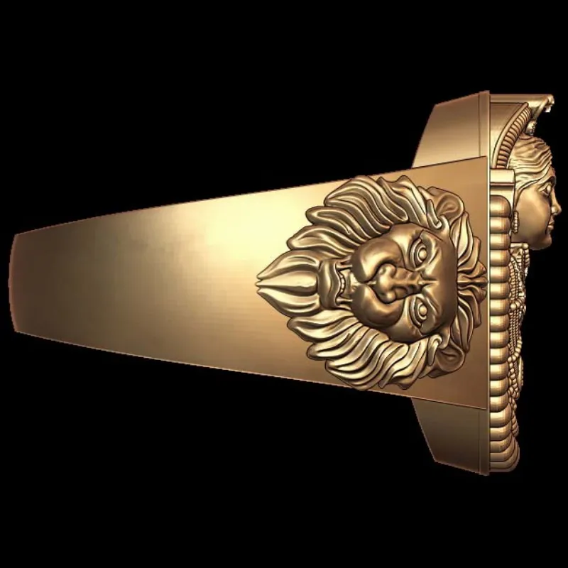 Meenakshi Devi 3D Model Ring | Exquisite Goddess Design