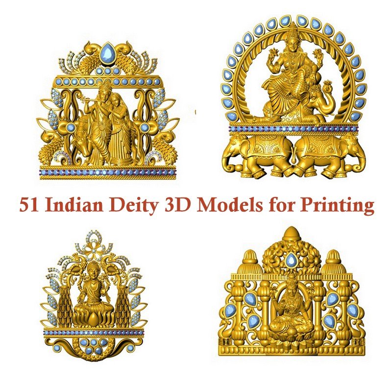 51 Indian Deity 3D Models - Premium Quality Collection