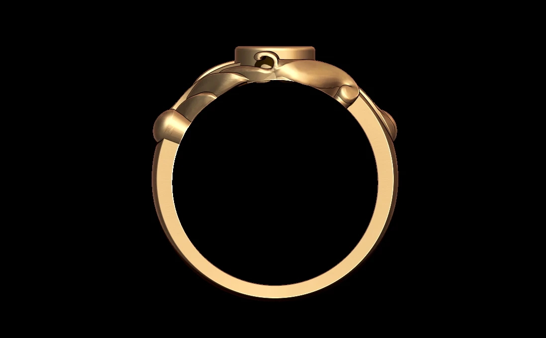 Beautiful Women Ring 3D Model STL File